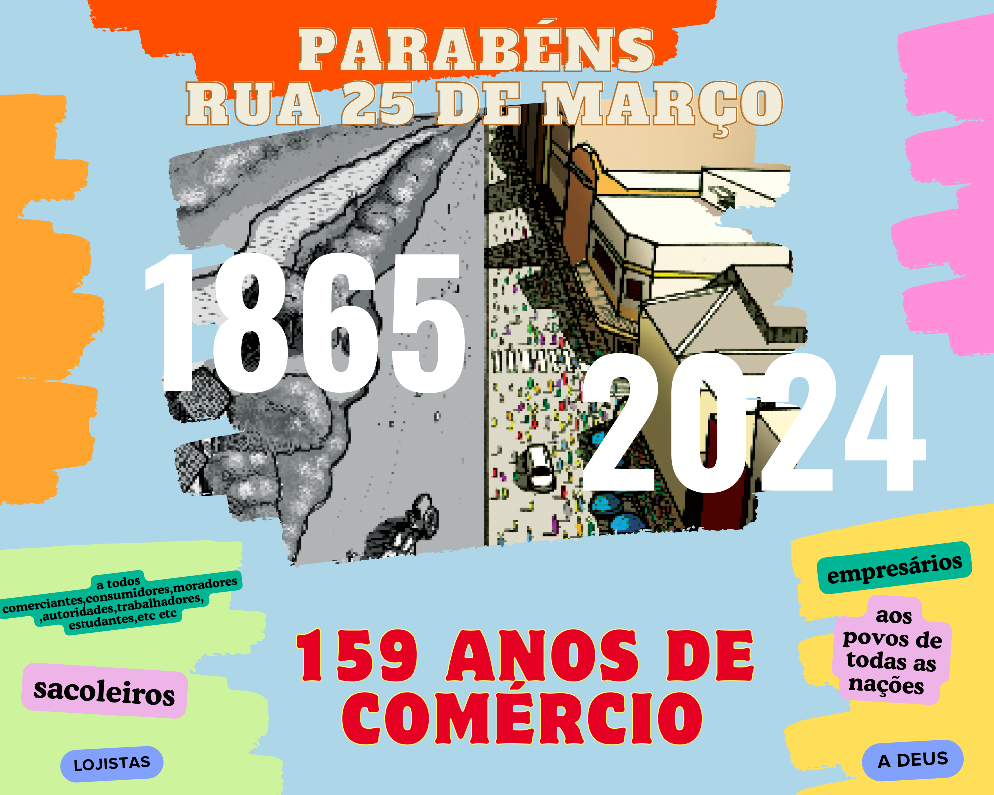 A rua 25 de Março completa 159 anos de comércio – 25 NEWS